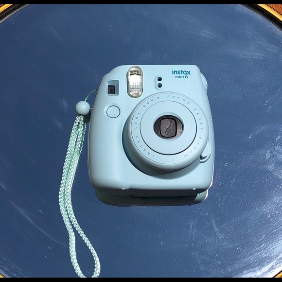 Blue Polaroid Camera Fujifilm